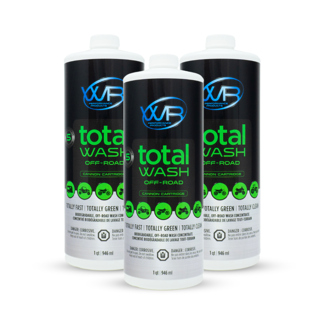 Total Wash Off-Road Cannon Cartridge 3 Pack